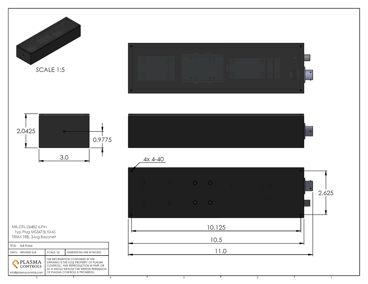 ExB Probe - Wien Filter – Plasma Controls